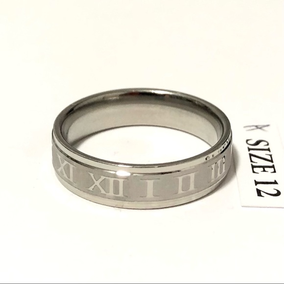 Jewelry | Roman Numerals Ring Size 12 | Poshmark